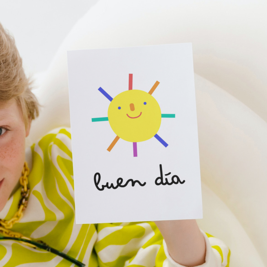 Tarjeta Buen día Sol - Desayunos Personalizados